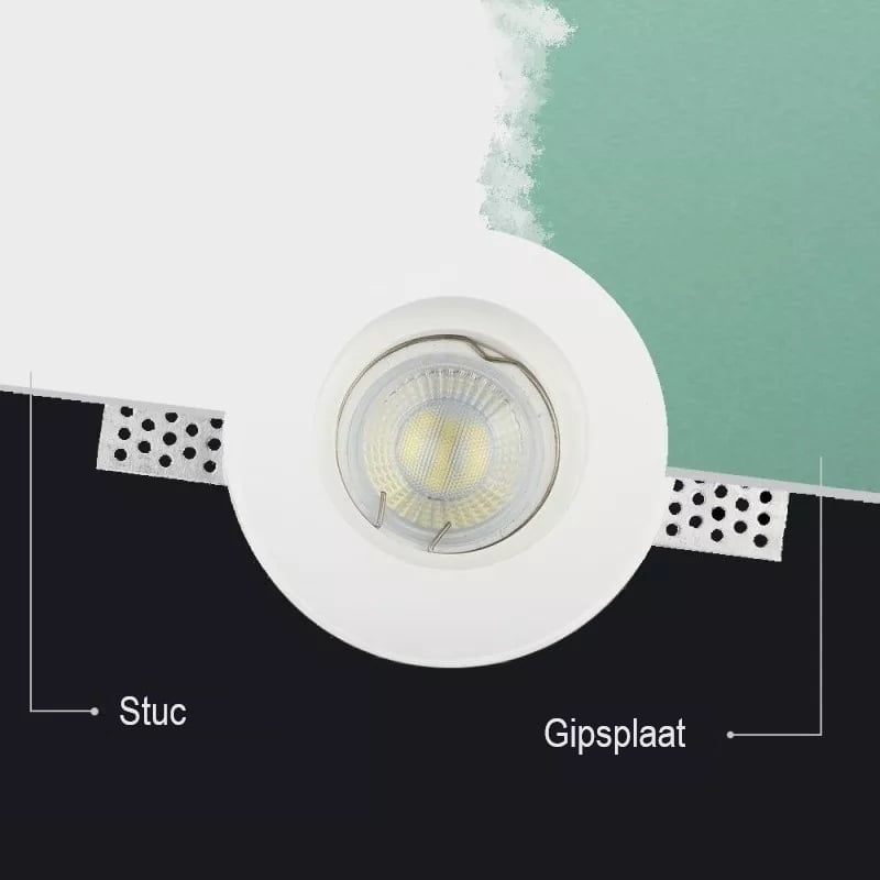 Trimless Inbouwspot GIPS ROND Ø130x60mm Online Kopen? | Trimless LED ...